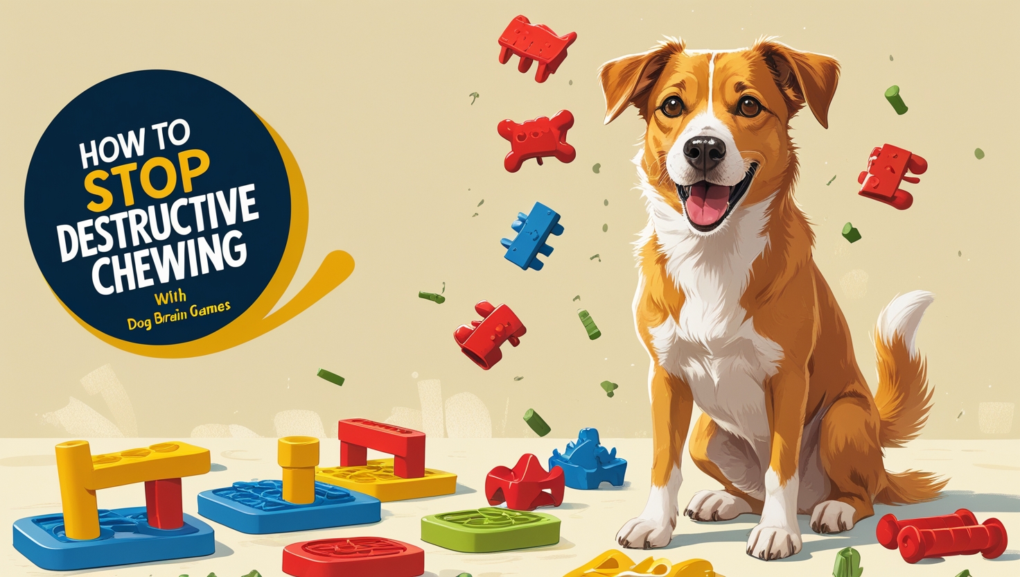 How to Stop Destructive Chewing with Dog Brain Games - Brain Games & Mental Training for Smarter ...